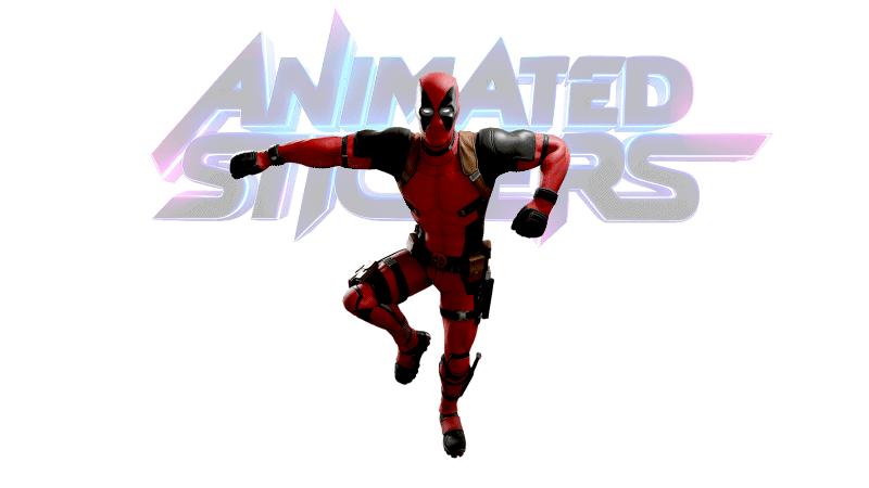 🔥3D Animated Sticker – Deadpool | For Meme Lords, Streamers & Marvel ...