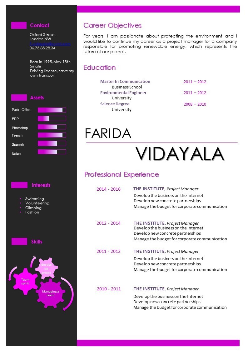 Miami Resume