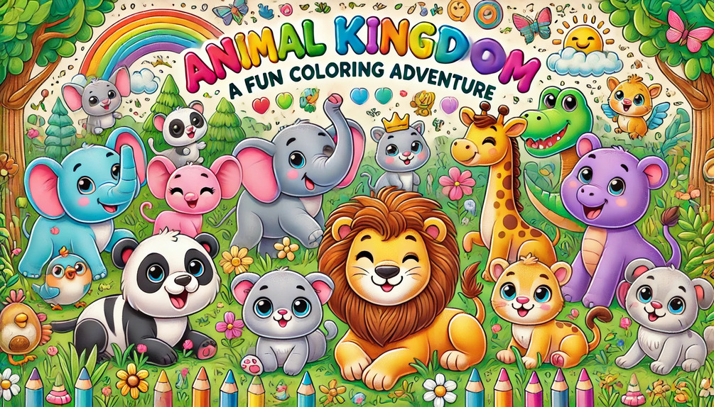 Animal Kingdom: A Fun Coloring Adventure