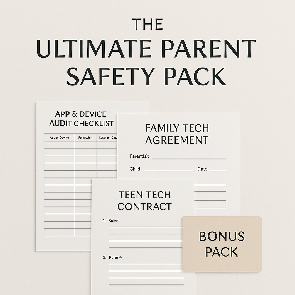 Ultimate Parent Safety Pack – 11 Digital Tools for Family Tech Rules ...