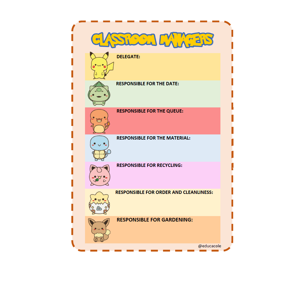 Classroom managers (Pokémon)
