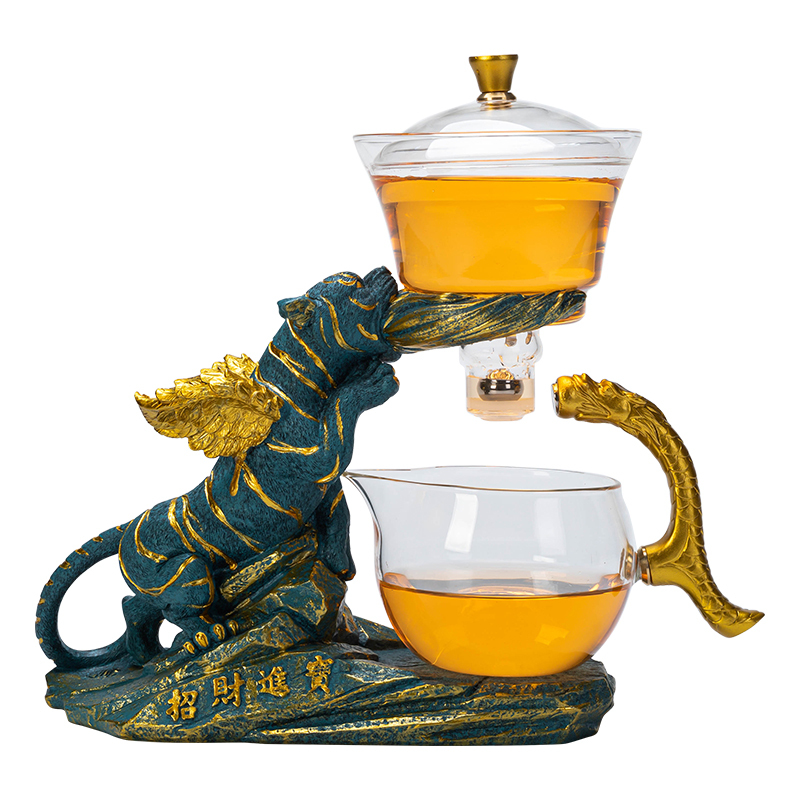 Automatic Tiger Glass Tea Set™️