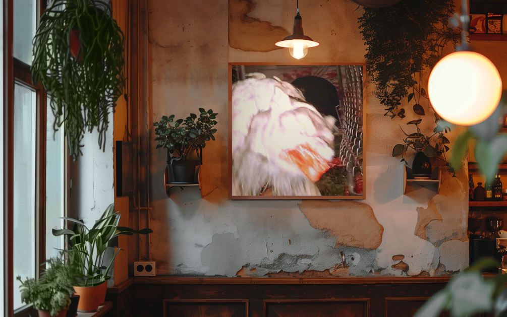 Scary Evil Wolf – Avant-Garde Horror Animal Print (Mask by Mack Escrow)