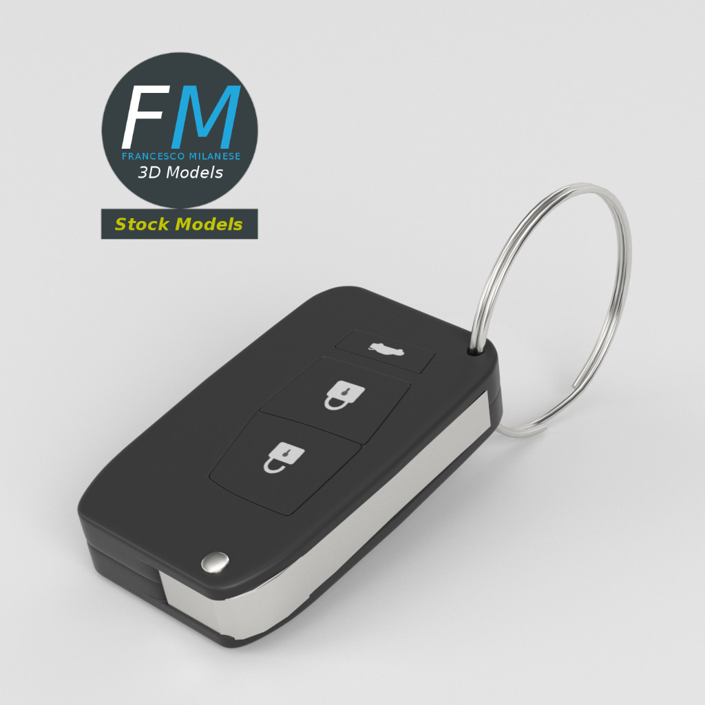 3D MODEL - Car key