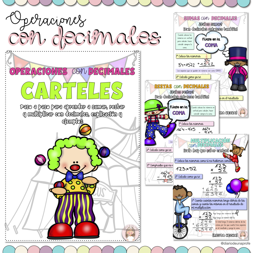 Operaciones con decimales