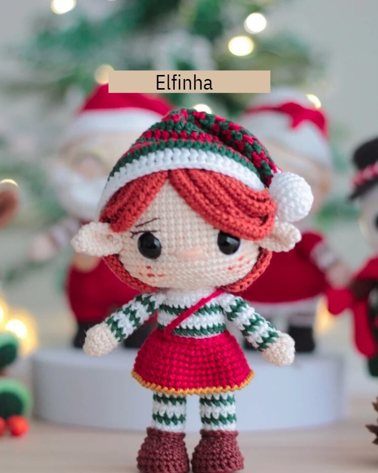 Elfinha christmas crochet pattern