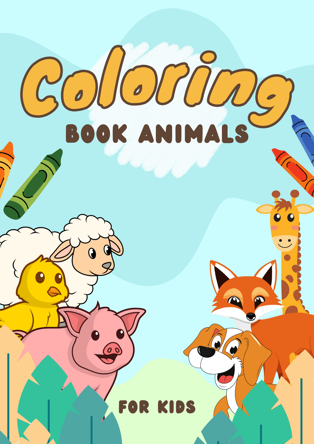 Animal Coloring Book (20 pcs)