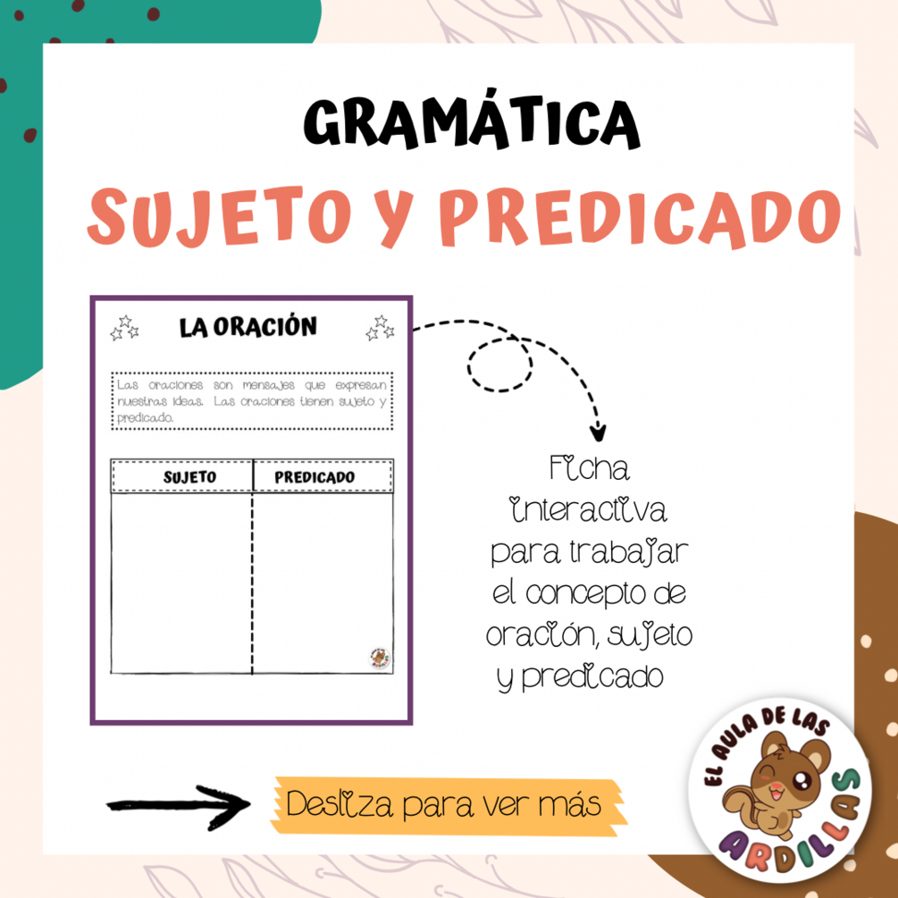 SUJETO Y PREDICADO