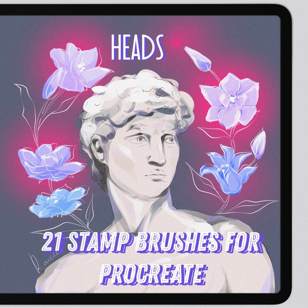 Heads stamp brushes