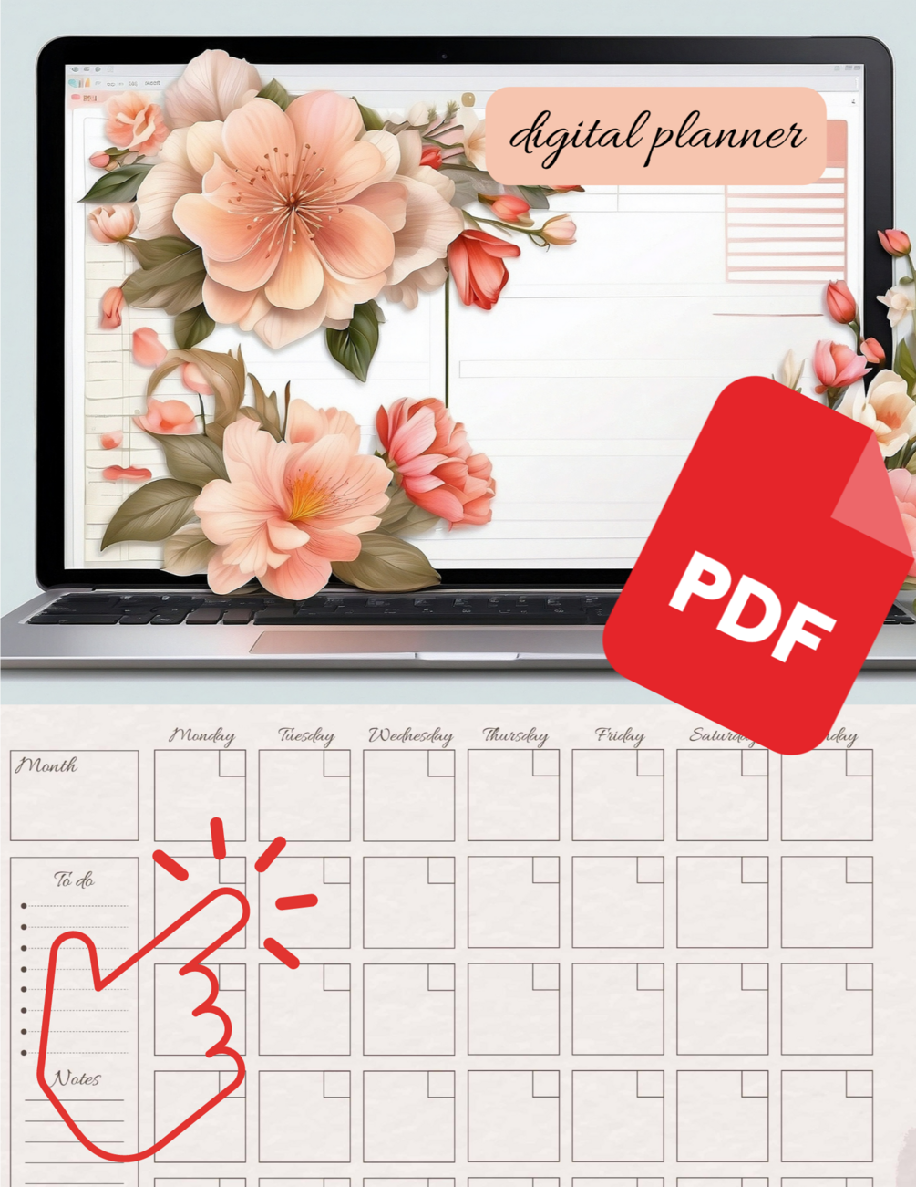 digital planner hyperlink