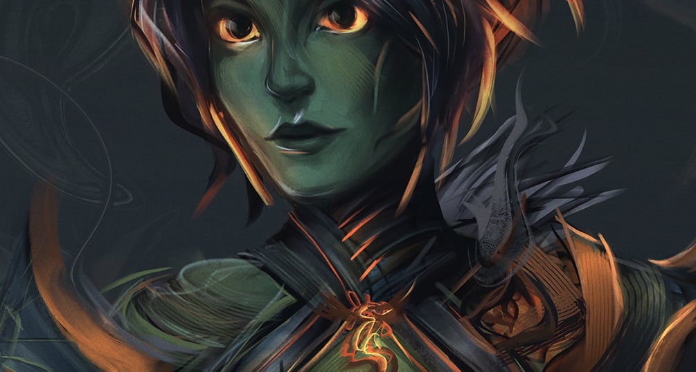 sylvari- portrait
