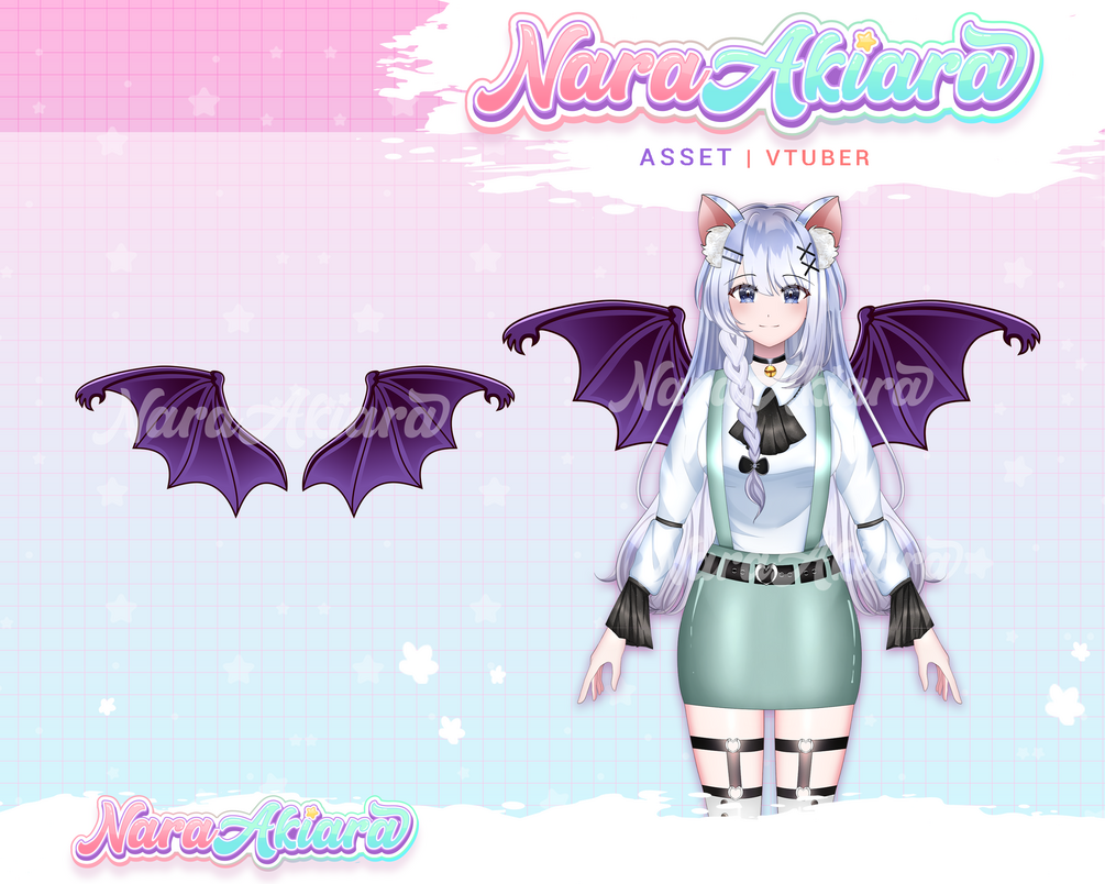 Vtuber Assets Bat Wings
