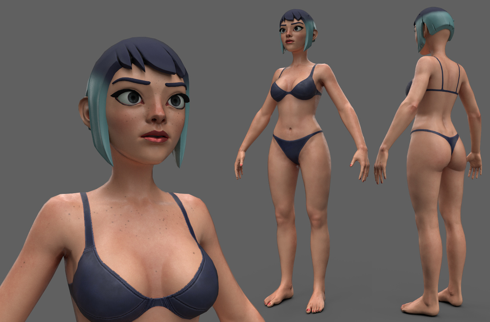 Female Stylised character