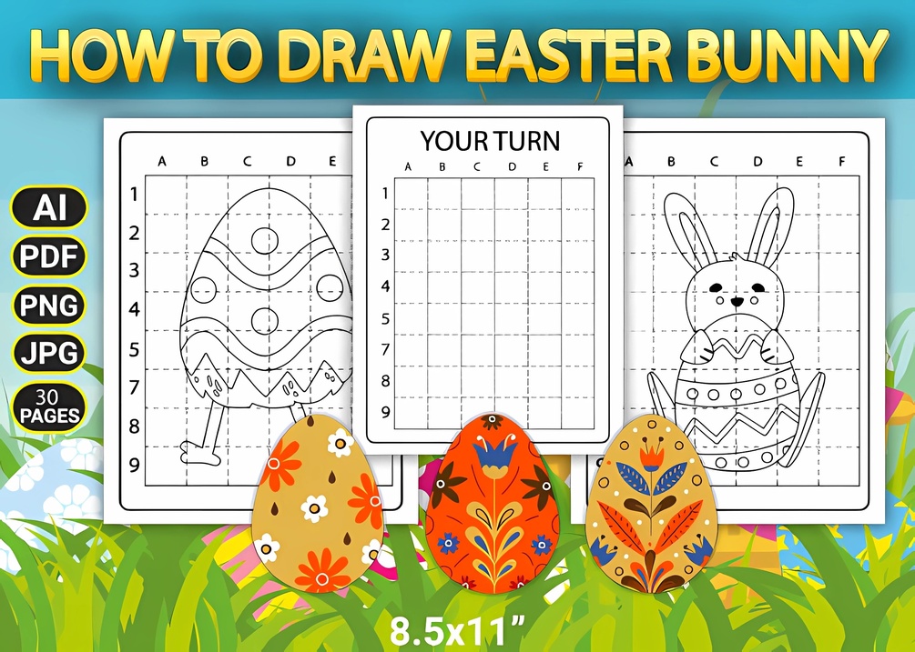 How to Draw Easter for Kids Vol-3