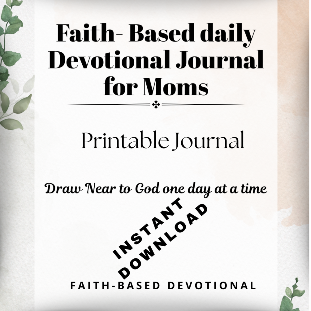 Faith-Based Daily Devotional Journal for Moms