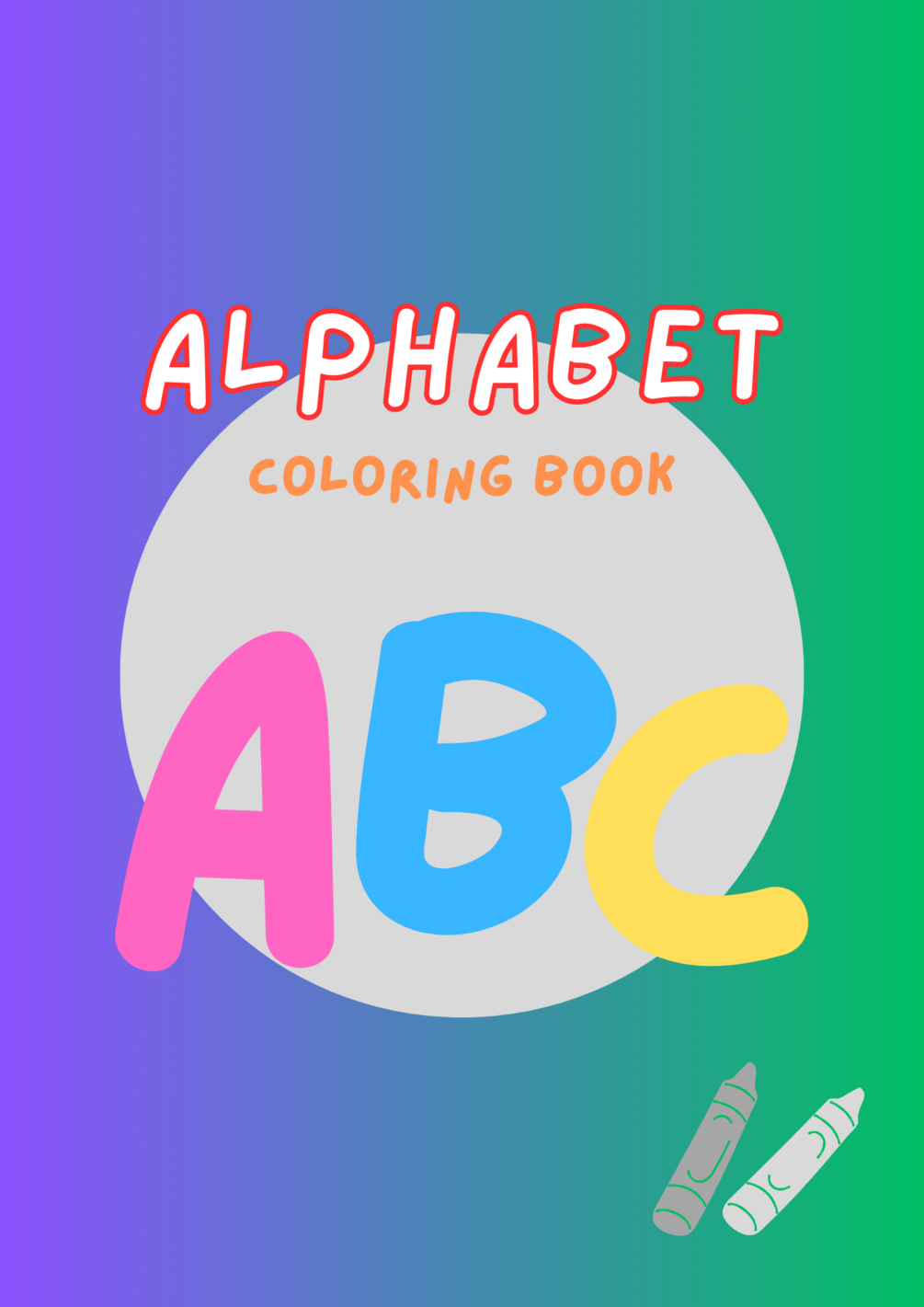 Kids Alphabet Colouring Book
