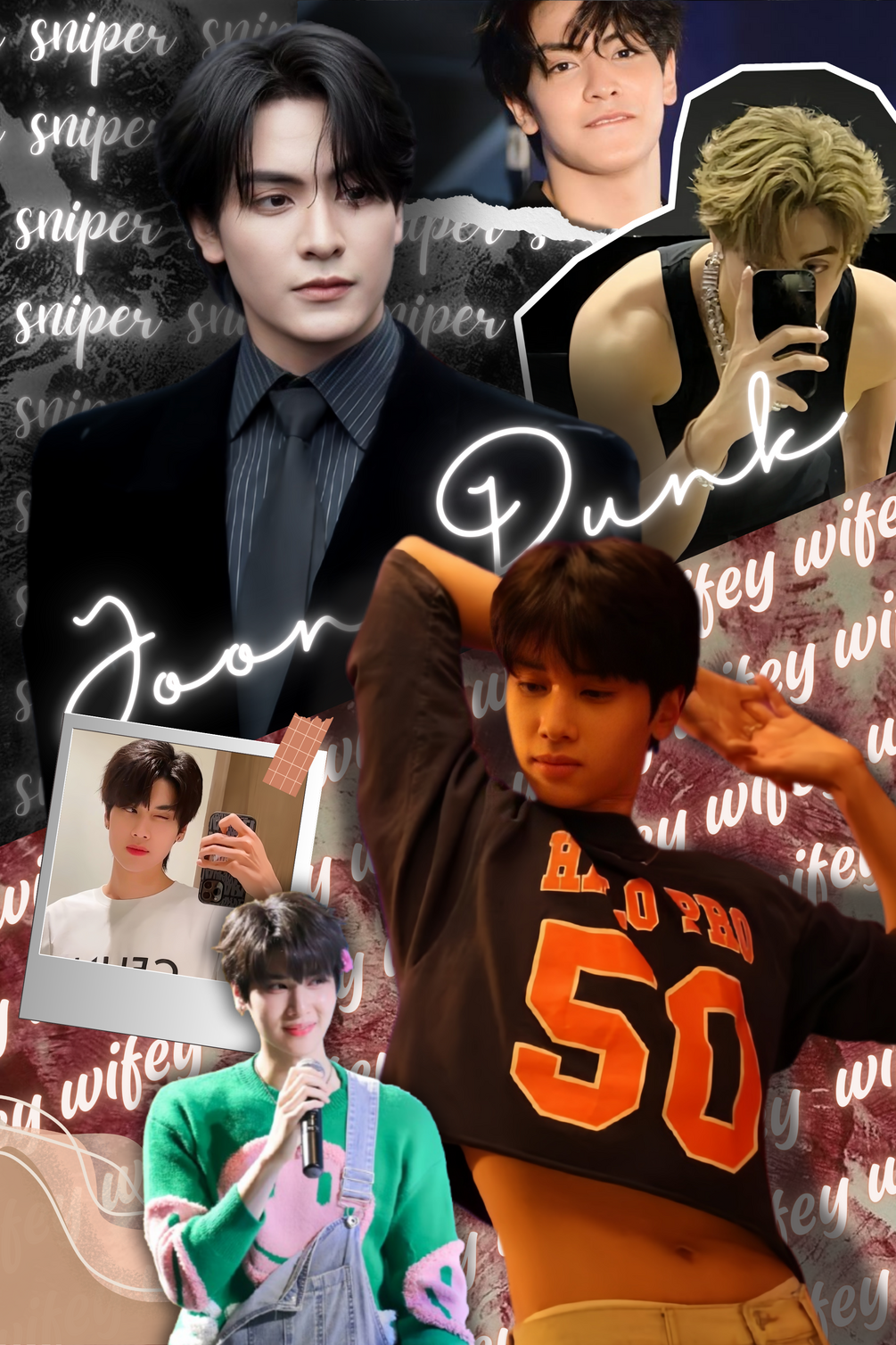Joongdunk "Sniper/wifey" Aesthetic High quality digital poster | BL digital poster | Joongdunk