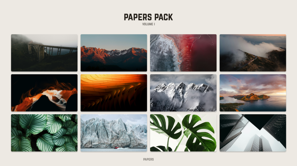 Papers I Wallpaper Pack