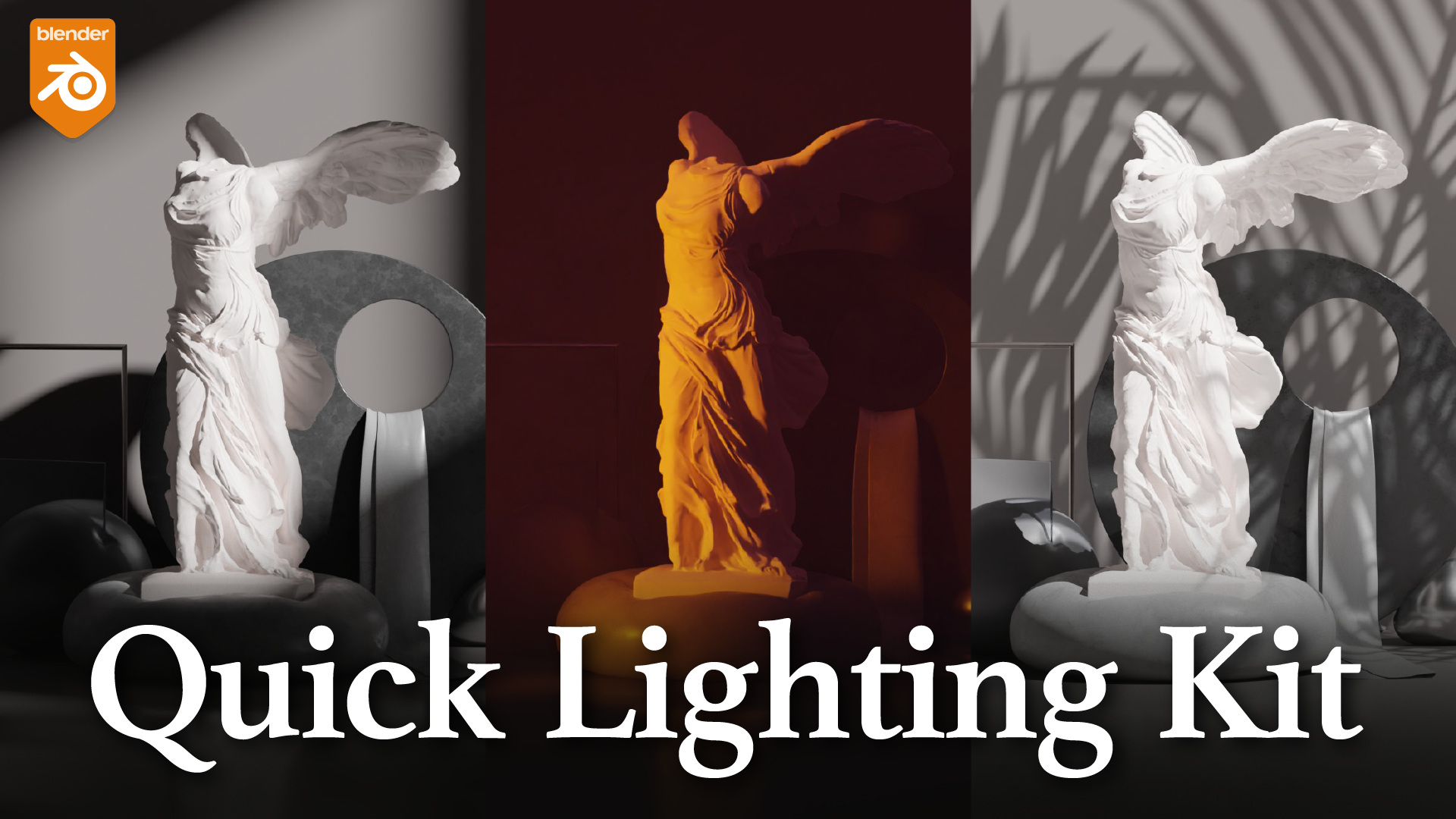 Quick Lighting Kit, an asset for Blender, has been released💡 - Claro3DCG