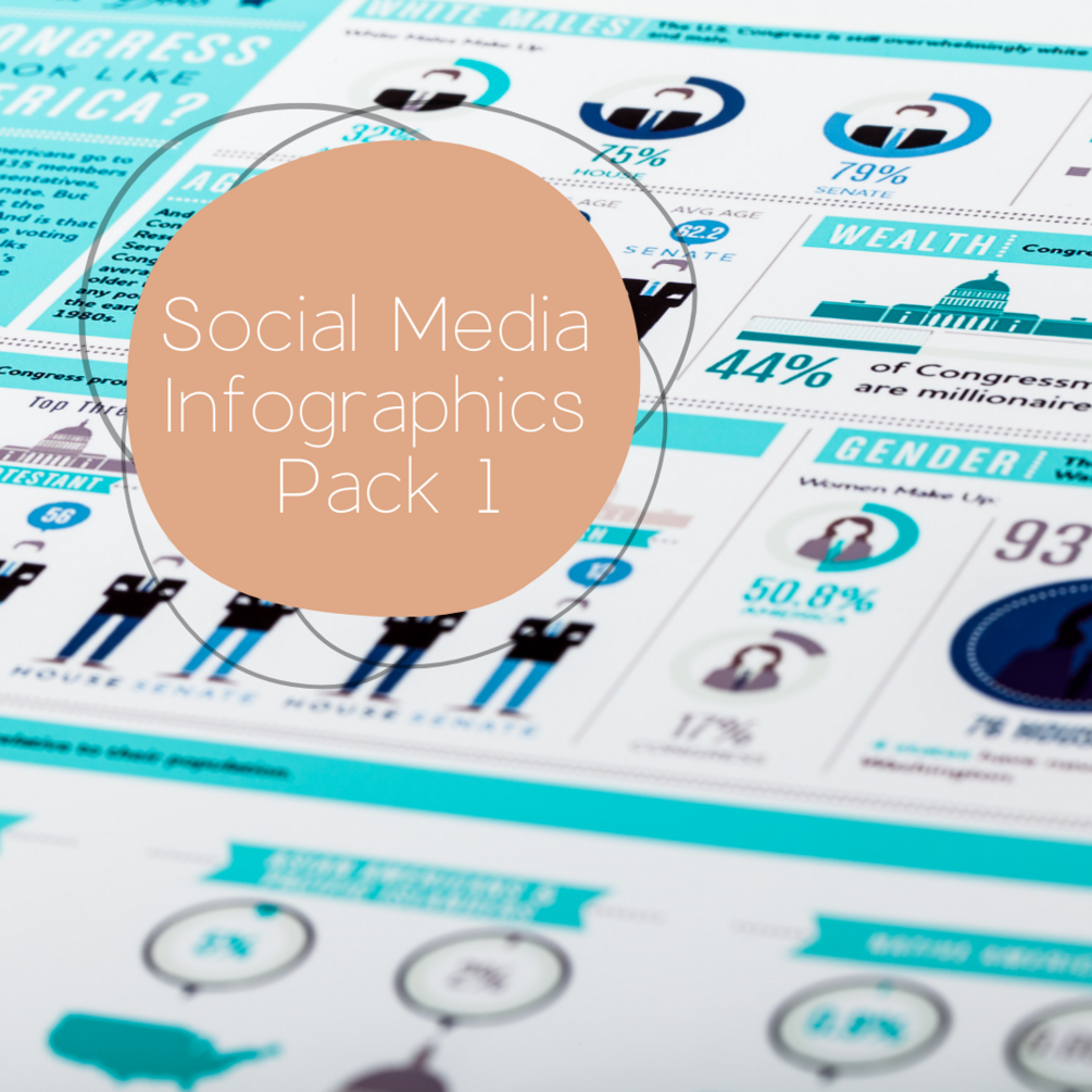 Social Media Infographics Volume 1