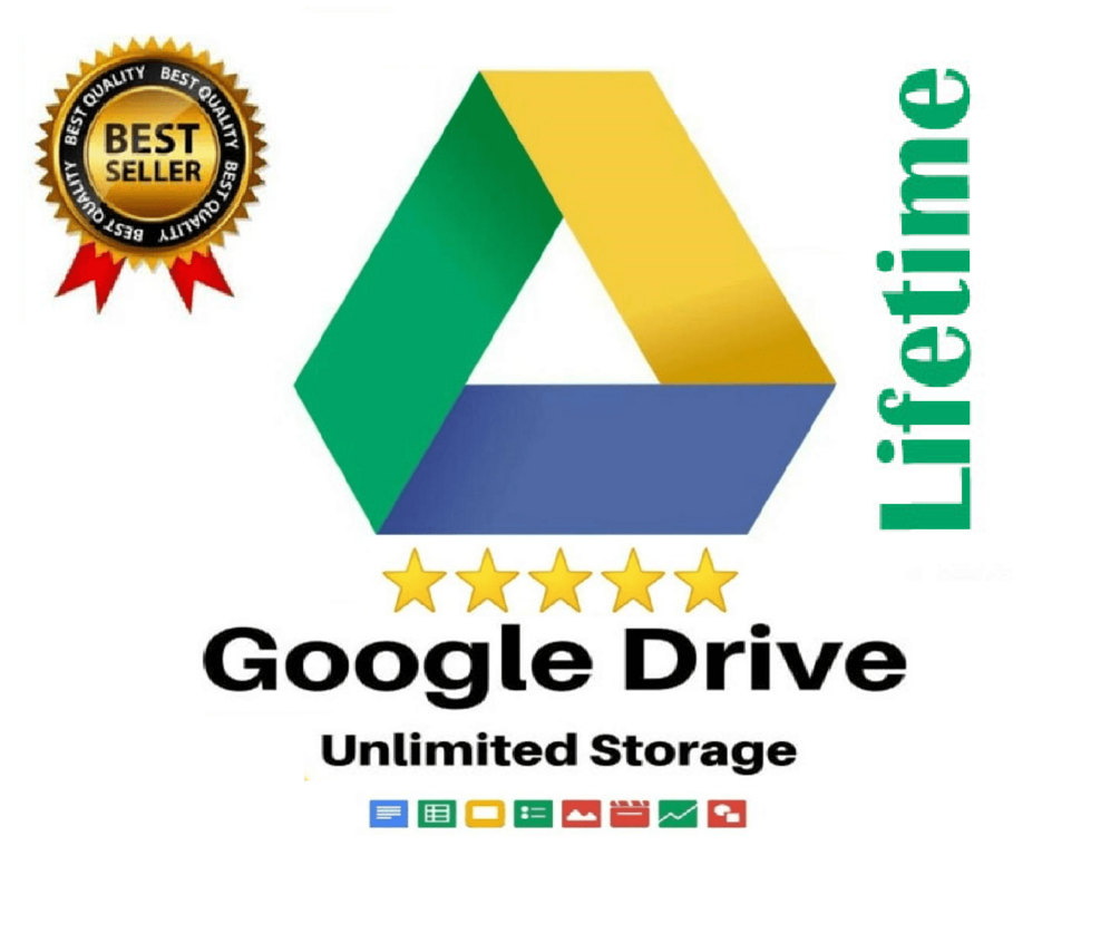 Google Drive Unlimited Storage for lifetime