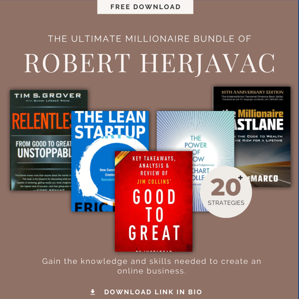 Rebert Herjavac Top Books $20k-$50k A Month