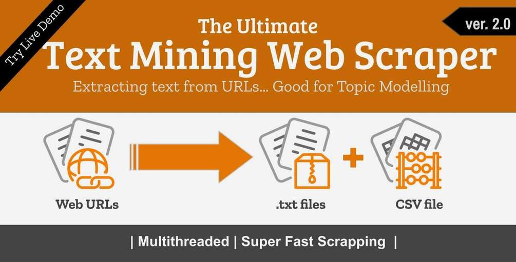 Text Mining Web Scraper