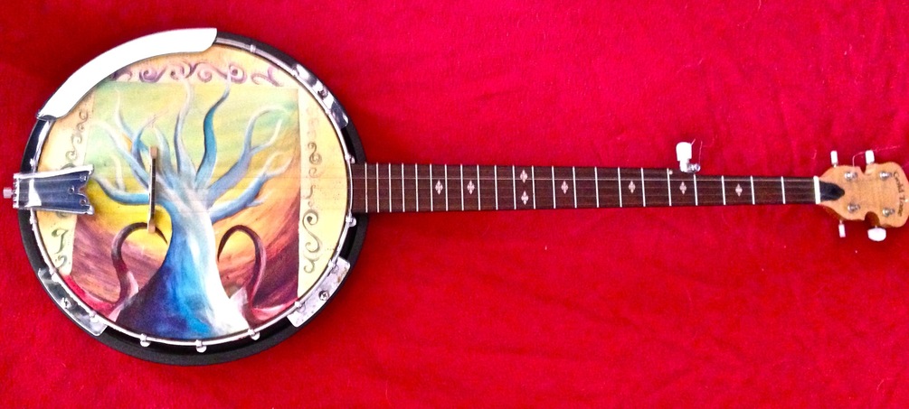 Goldtone Painted Banjo
