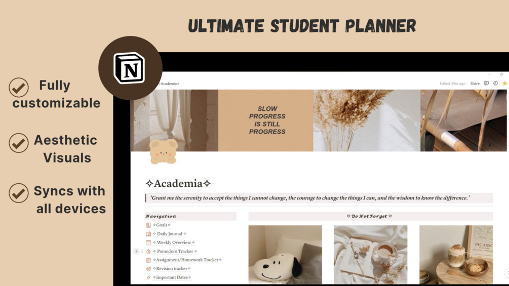 Ultimate Student Notion Planner