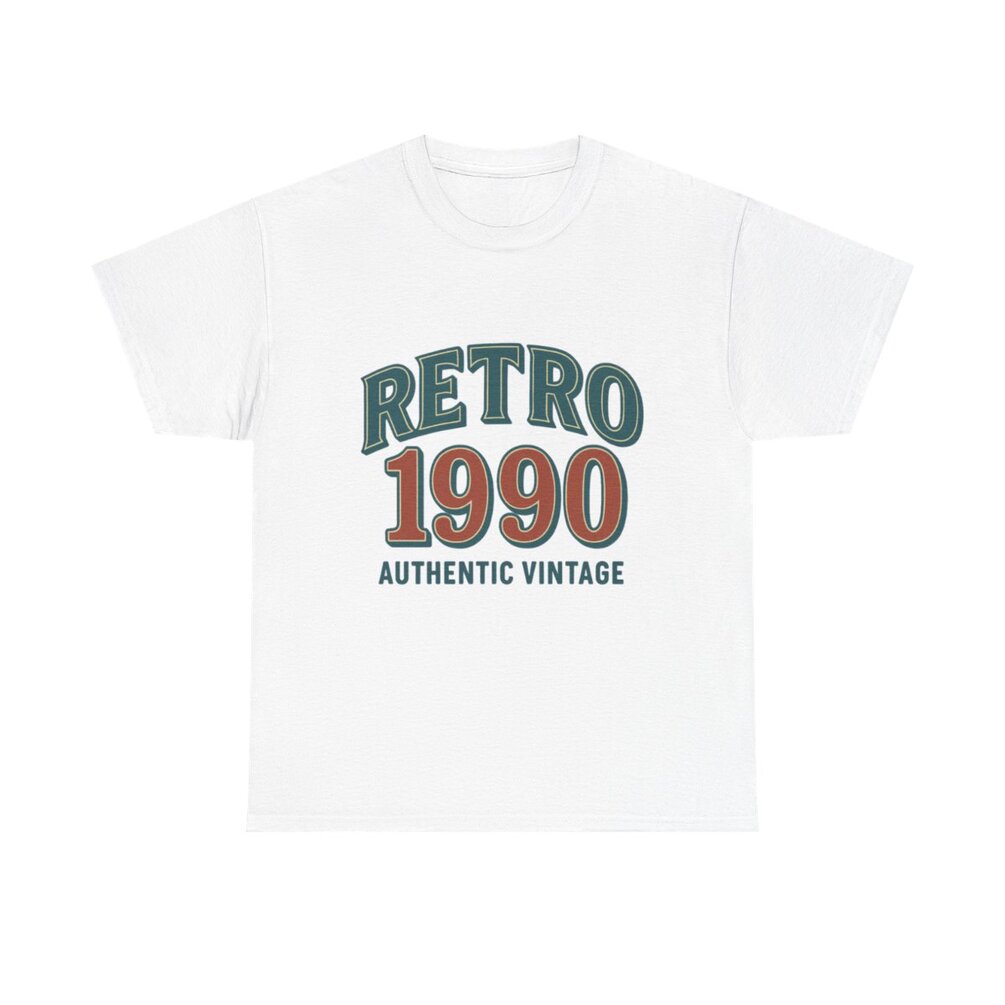 Vintage Retro 1990 Tee - Perfect for Nostalgic Occasions, Grunge Style ...