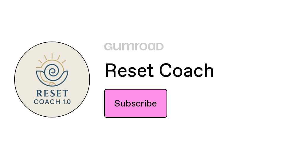 Reset Coach