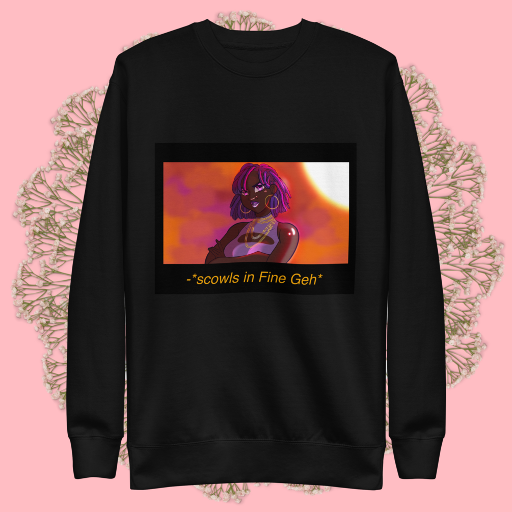 Scowls In Fine Geh Sweatshirt