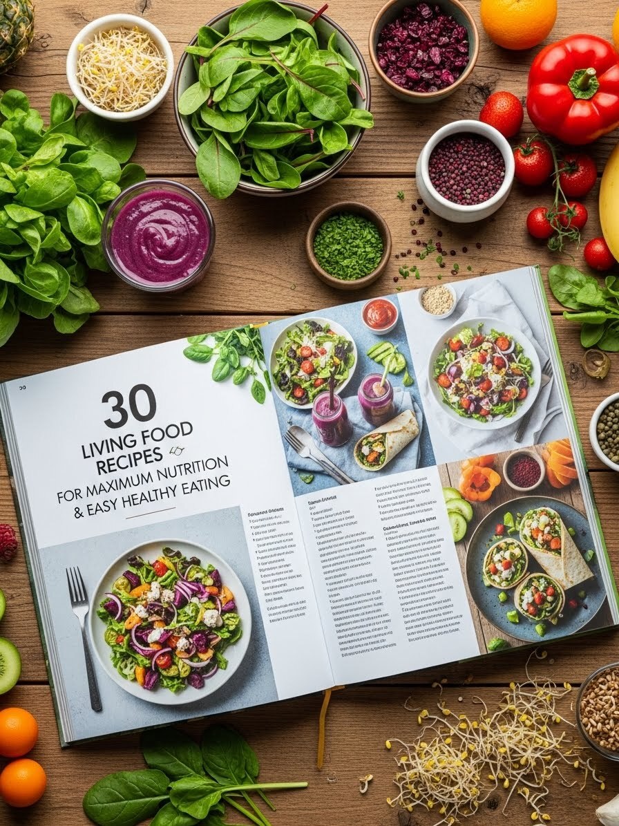 30 Living Food Recipes — Maximum Nutrition, Clean Energy & Easy Healthy ...