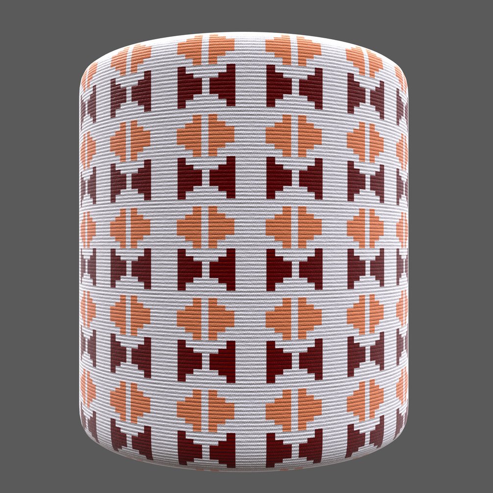 Nepali Dhaka Fabric Substance Material