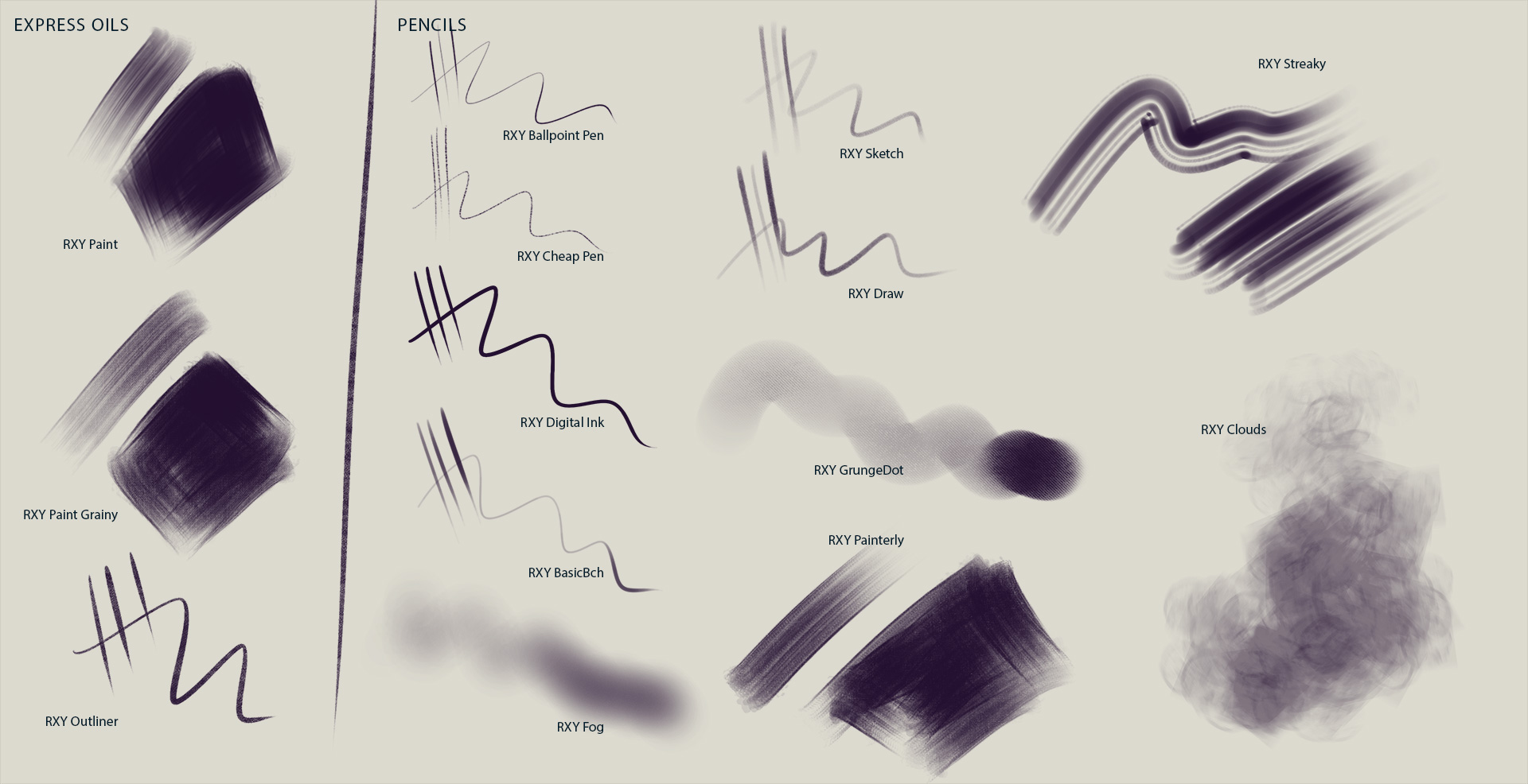 Roxy's Brush Presets for Rebelle