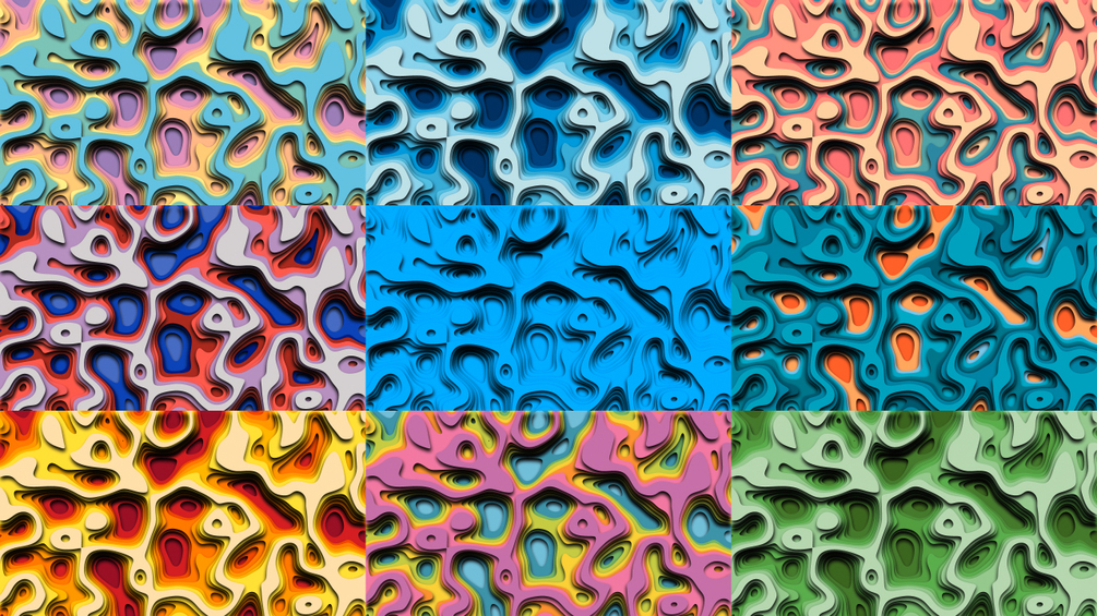 Swirly Cut Out Backgrounds 10 in 1