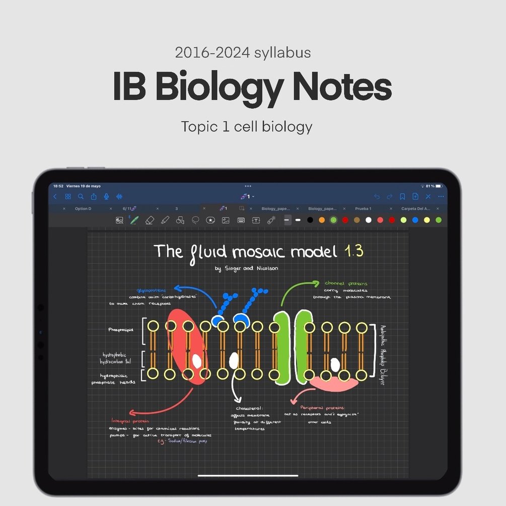IB Biology Topic 1 Notes HL|SL