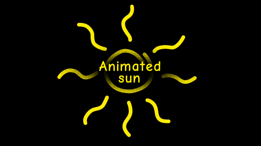 Animated sun