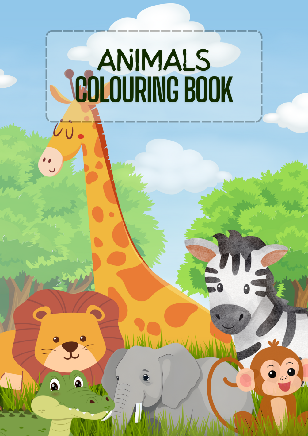 ANIMALS COLOURING BOOK