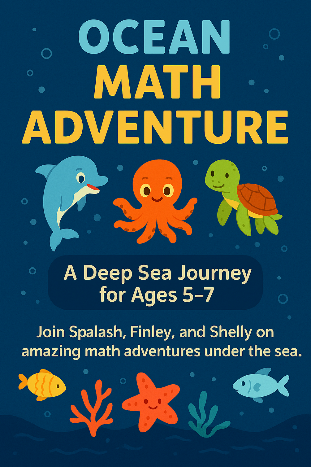 Ocean Math Adventure | Fun 50-Page Printable Workbook for Ages 5–7 ...