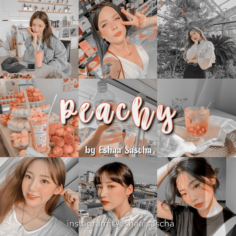 Peachy (Lightroom Preset) | DNG FILE