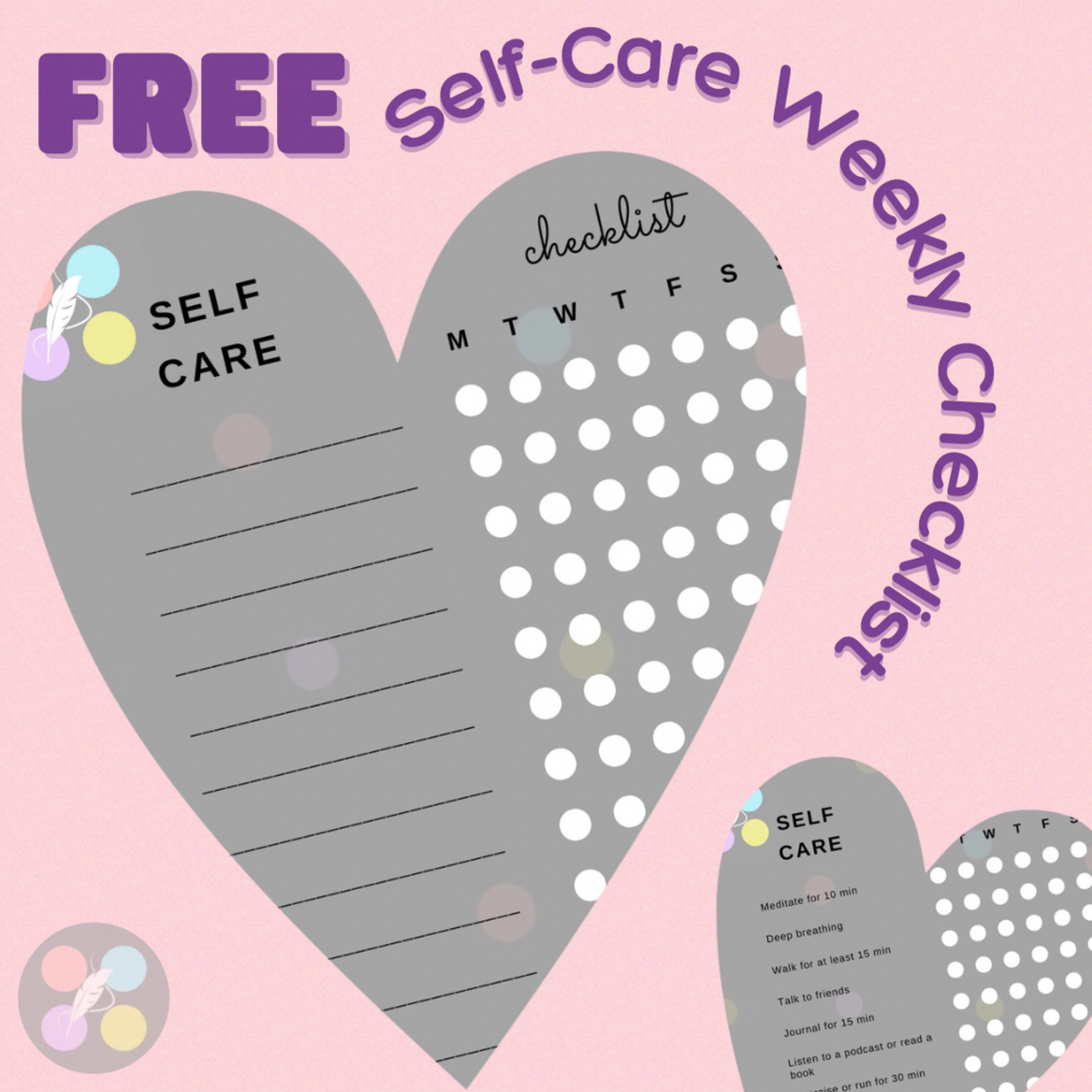 FREE Self-Care Weekly Checklist PDFs