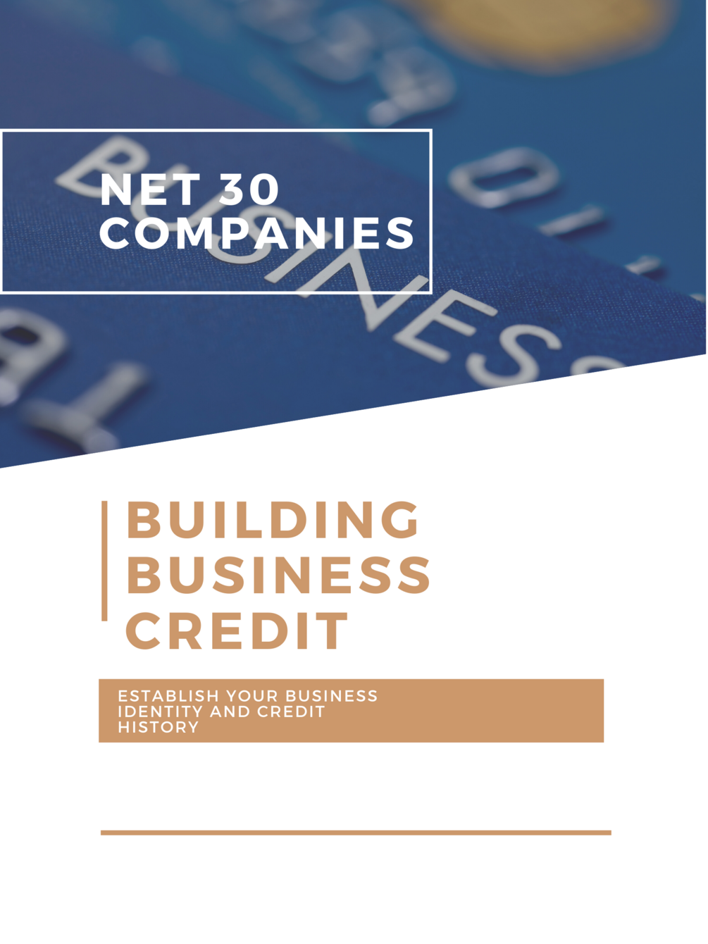 Build Your Business Credit (Net 30 Vendors)