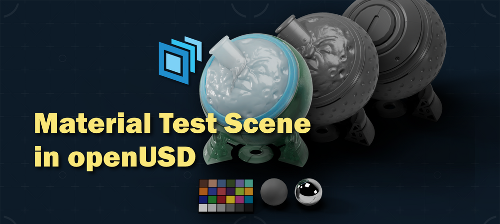 openUSD Material Test Scene