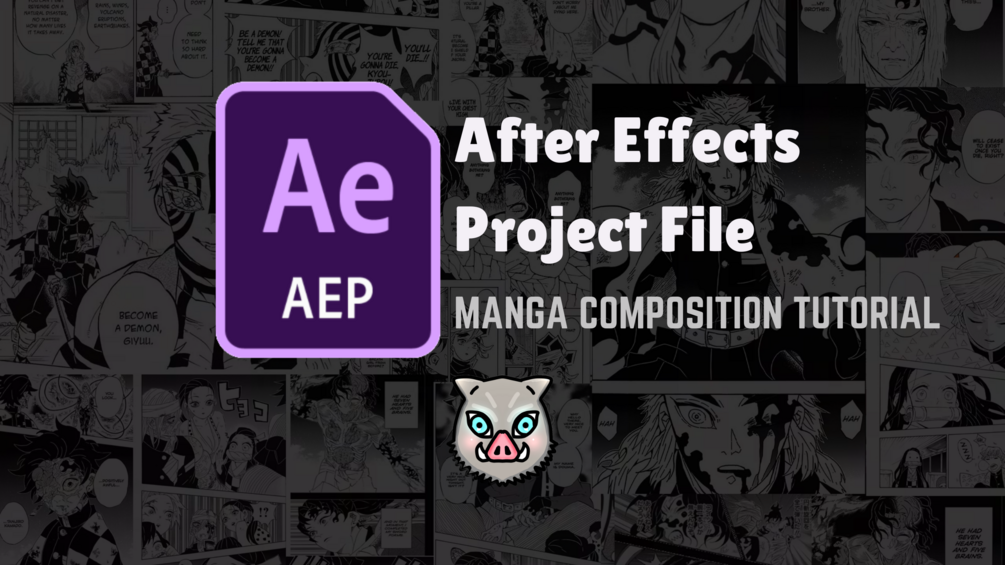 Manga Composition Tutorial - After Effects Project File