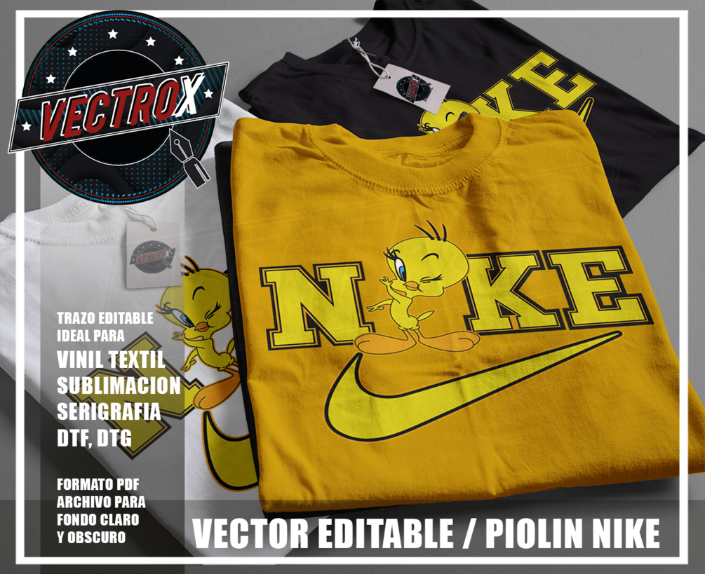 Vector Editable - Piolin Nike