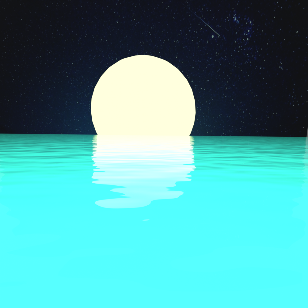 In The Moonlight | Blender Scene 🌑