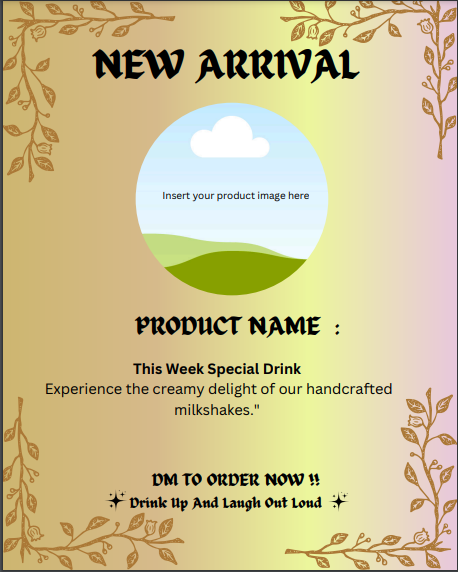 New Arrival Canva Template