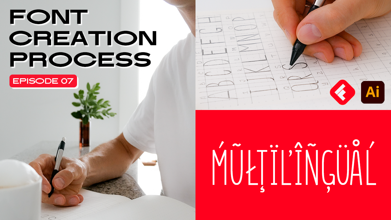 Custom Font Creation Process in Adobe Illustrator with Fontself Maker - Alex Blogoodf