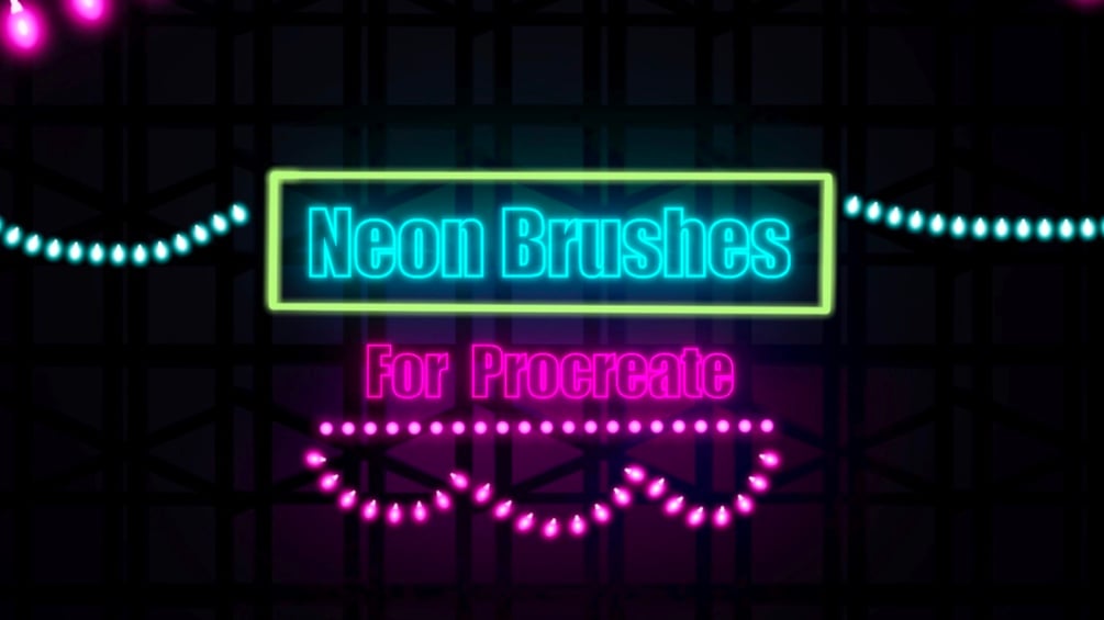 Procreate Neon Art Brushes